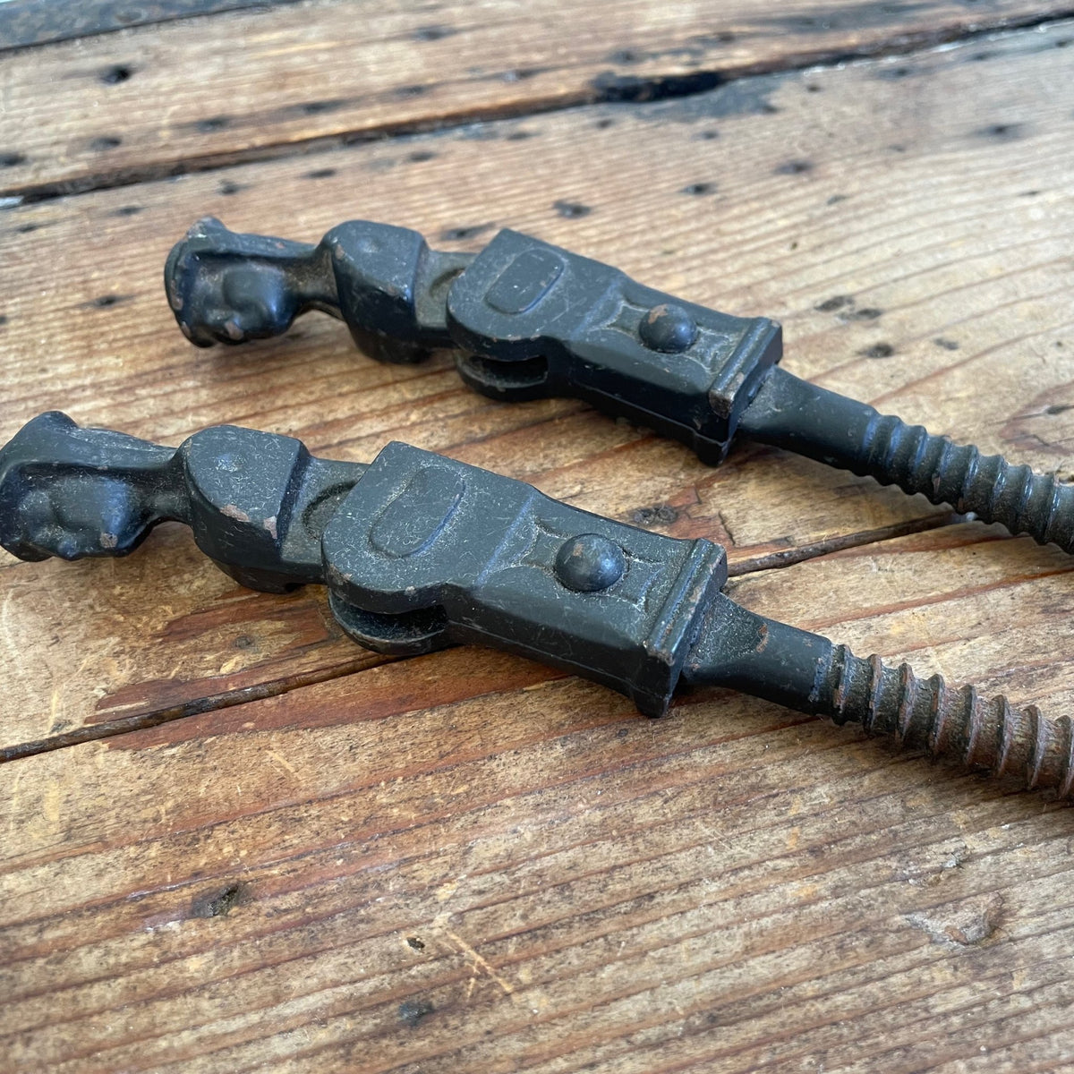 1930's Pair Vintage Iron Window Latches French - OOAK – Phoenix Menswear