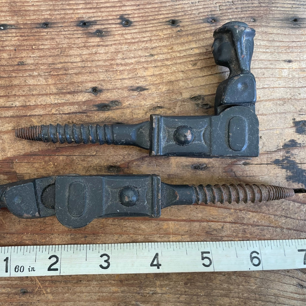 1930's Pair Vintage Iron Window Latches French - OOAK – Phoenix Menswear