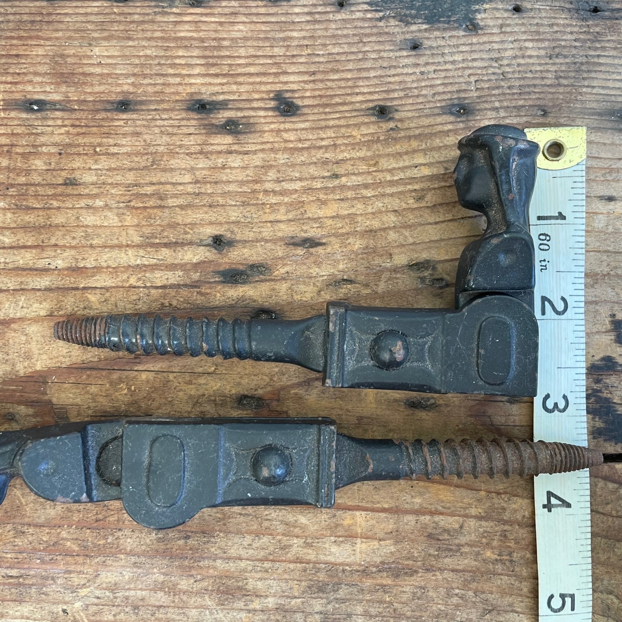 1930's Pair Vintage Iron Window Latches French - OOAK – Phoenix Menswear