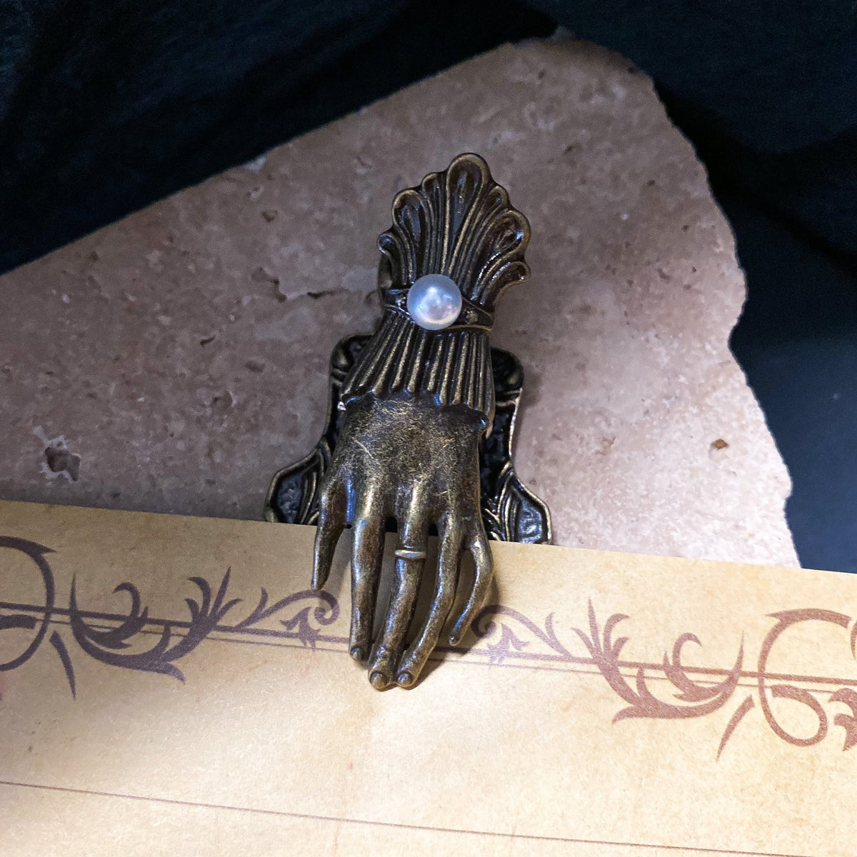 Brass Decorative Paper Clip - Hand – Phoenix Menswear