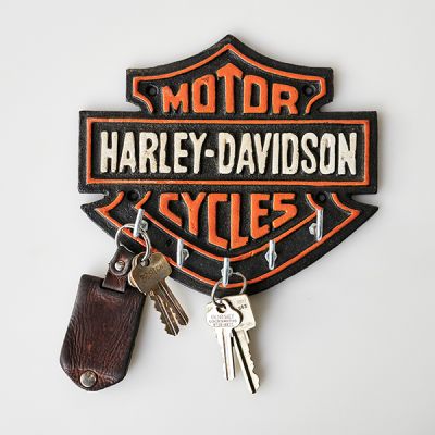Harley Davidson Key Rack Cast Iron 5 Hooks – Phoenix Menswear