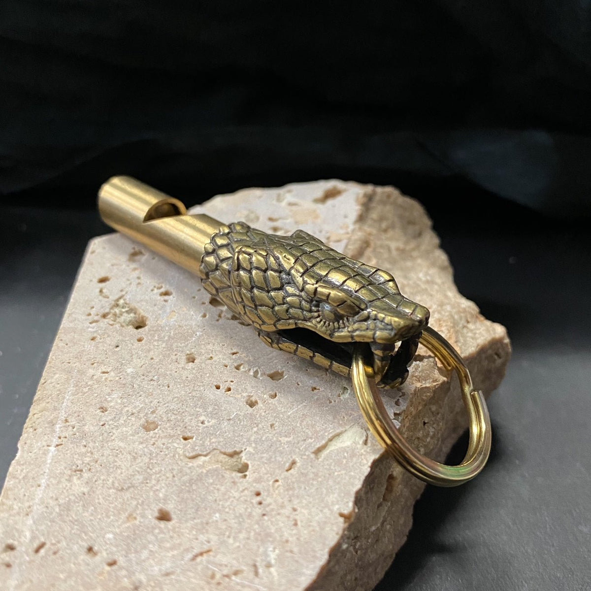 Keyring - Brass Snake with Whistle – Phoenix Menswear